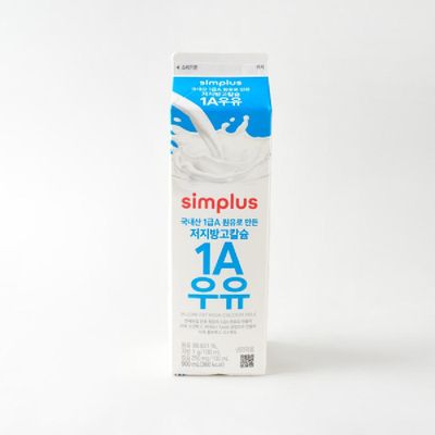 심플러스 simplus 1A 저지방 고칼슘 우유 900ml [1개] - 에누리 가격비교