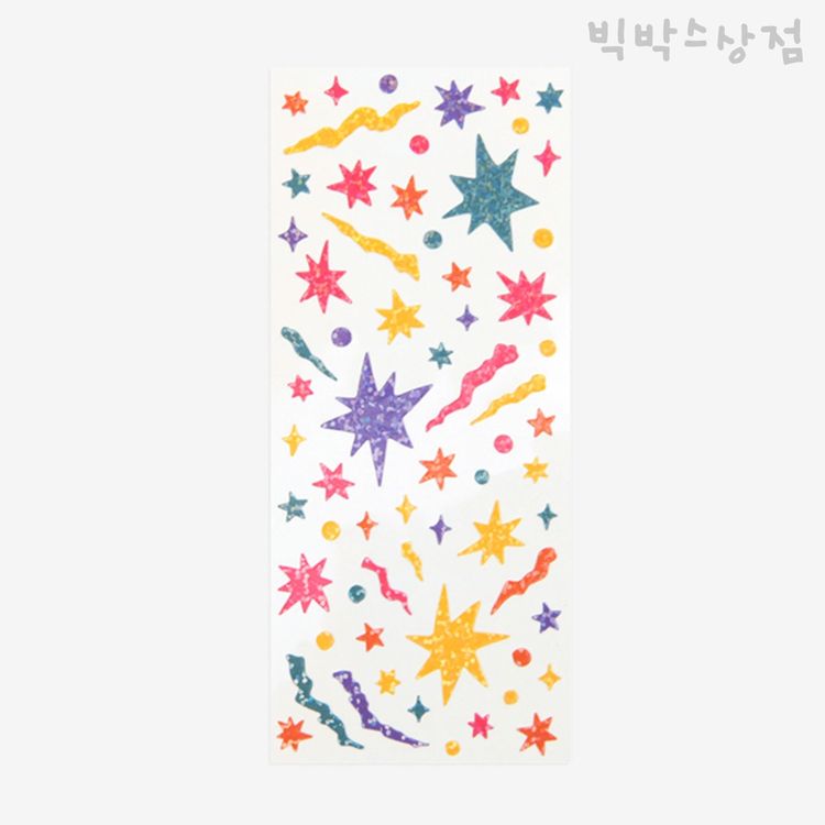 데일리라이크 홀로그램 리무버 씰 06 Twinkle 다꾸 데코 디자인스티커 소품꾸미기 홈플러스 택배배송