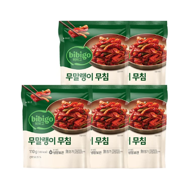 비비고 무말랭이 무침 110g X5개 홈플러스 택배배송