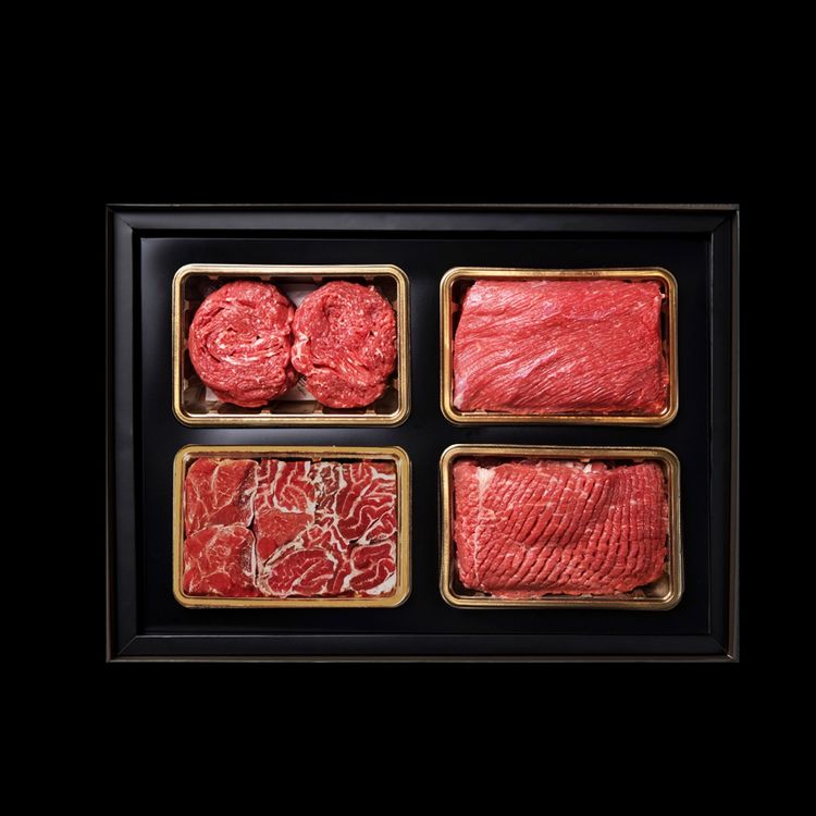 냉장 박참봉푸줏간 냉장한우암소 명품정육혼합세트1호 불고기 400g국거리400g산적 홈플러스 택배배송
