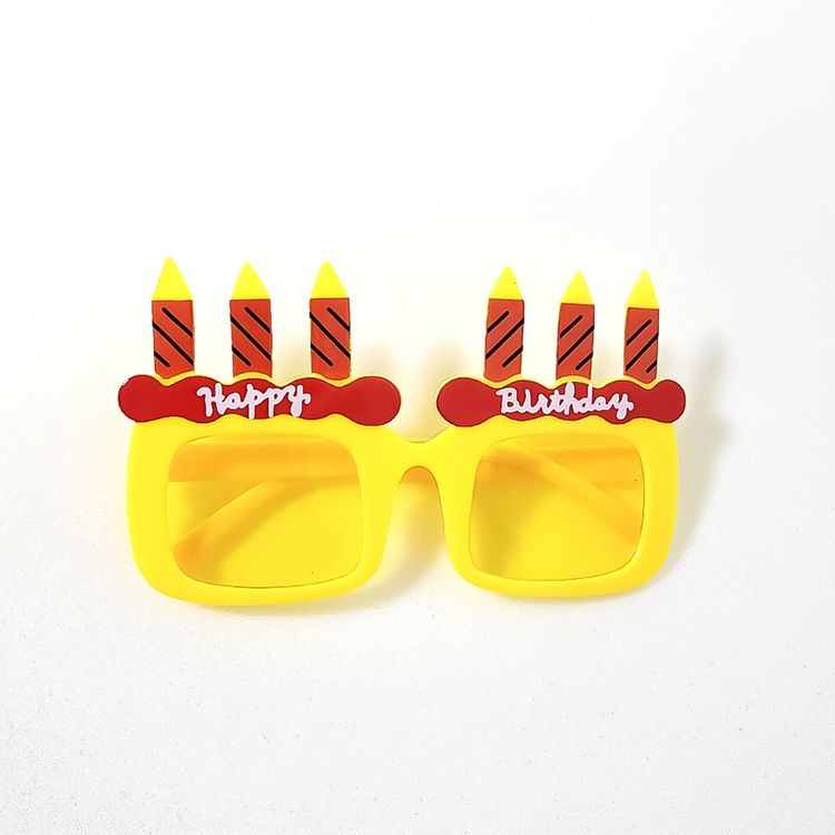 생일 촛불안경 옐로우 파티안경 파티소품 생일안경 파티용품 생일파티용품 홈플러스 택배배송