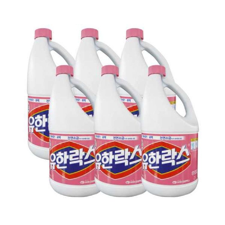 유한락스 후로랄 2l 6개 락스 표백제 소독제 살균제 홈플러스 택배배송