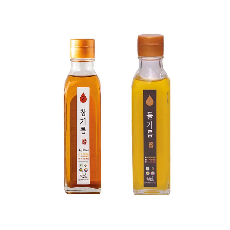 [남도장터]기도서 순천만 참기름 자연그대로들기름 180ml세트 홈플러스 택배배송