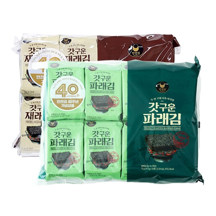 만전김 갓구운 재래김 도시락김 16봉파래도시락김16봉 홈플러스 택배배송