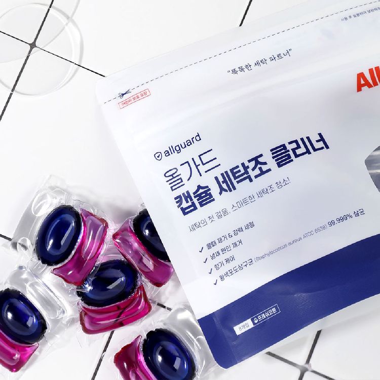 올가드 캡슐 세탁조 클리너 8개입 드럼세탁기 통돌이 통세척 청소 홈플러스 택배배송