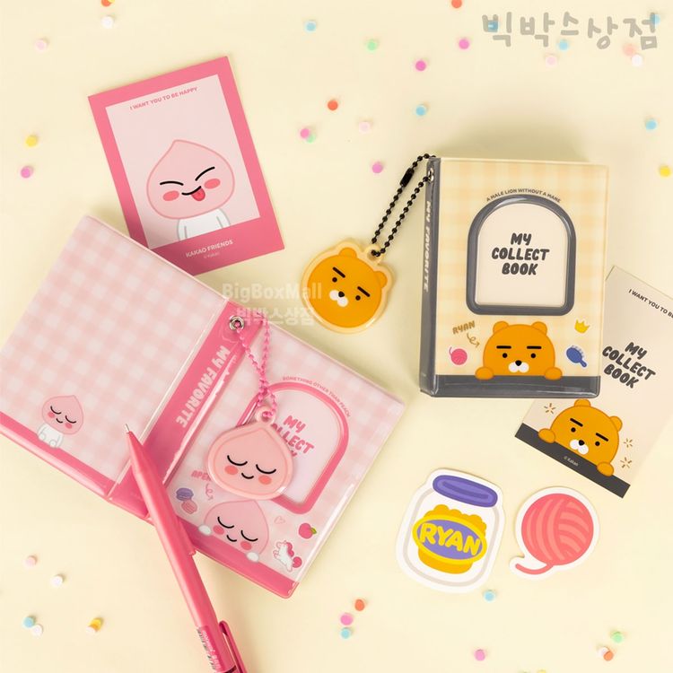 카카오프렌즈 1단 포토 콜렉트북 1p 라이언 어피치 포토카드 포켓앨범 보관 미니앨범 포카 홈플러스 택배배송