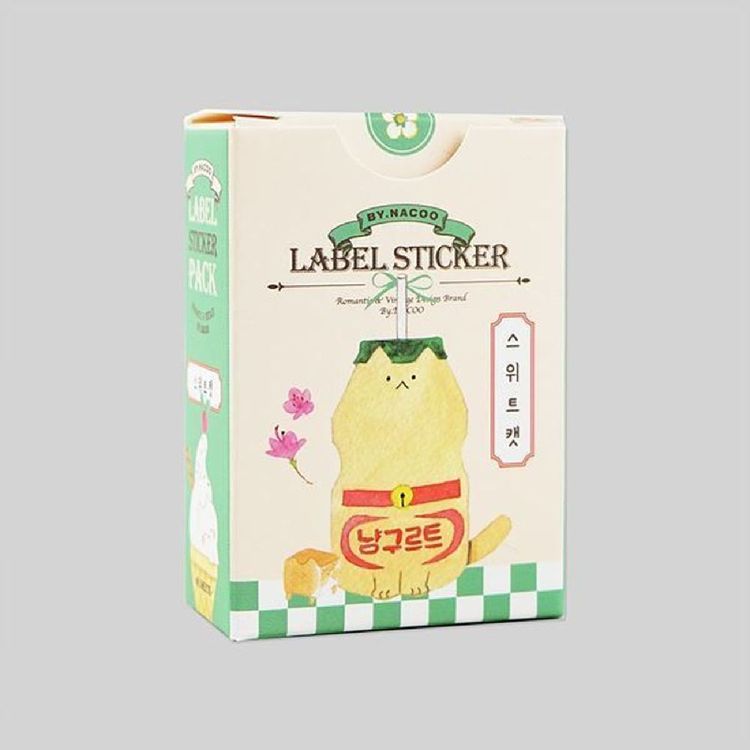 라벨 스티커팩 30 스위트캣 봉지 문구 학용품 홈플러스 택배배송