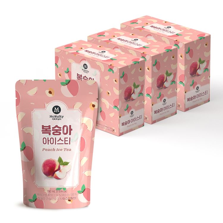 카페 맥널티 복숭아 아이스티 190ml x30팩/파우치음료 | 홈플러스 판매자택배