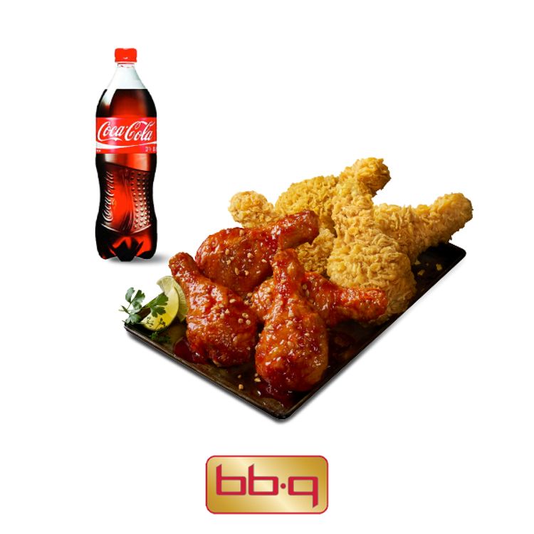 BBQ 황올반+BBQ양념반(닭다리)+콜라1.25L | 홈플러스 택배배송