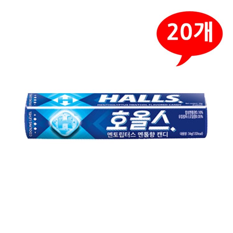 7204240 호올스 멘토립터스 멘톨향 캔디 34gx20개 홈플러스 택배배송