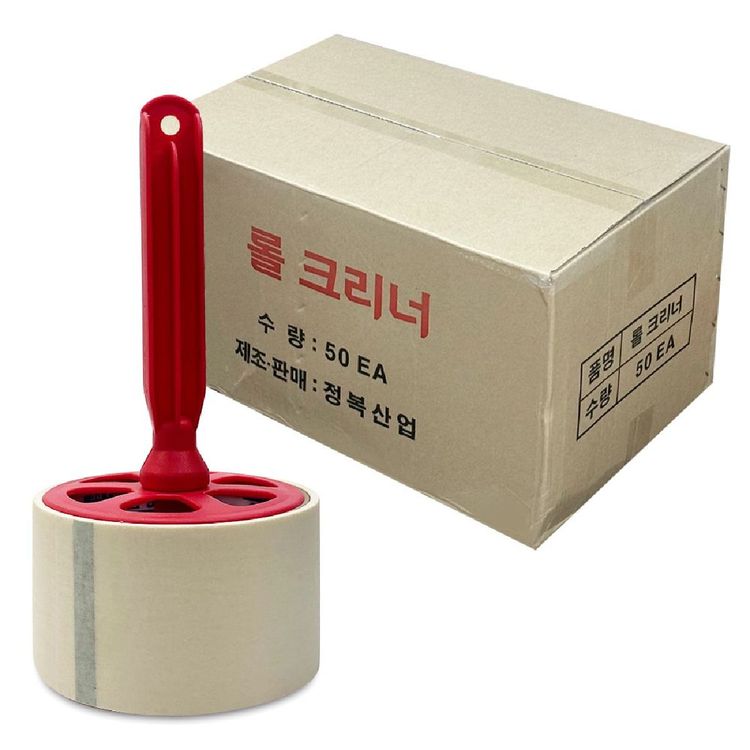 박스 테이프크리너 X1박스50개찍찍이 리필 먼지제거 홈플러스 택배배송