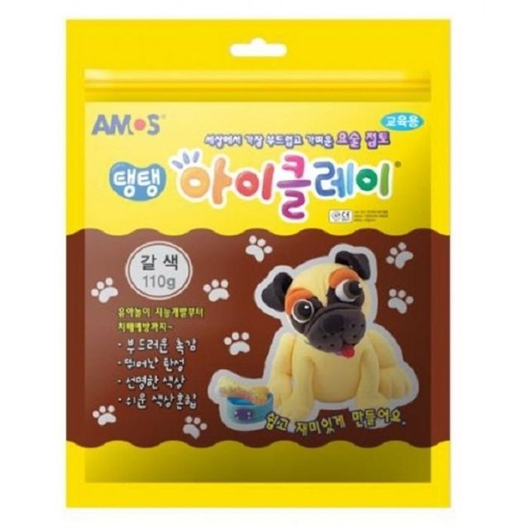 아모스 6000 탱탱아이클레이 110g 갈색 갑5개입 홈플러스 택배배송