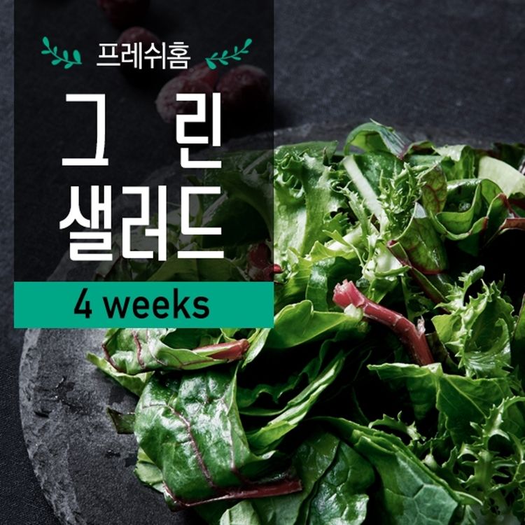 랭킹닭컴 프레쉬홈 그린 샐러드 4주16팩 홈플러스 택배배송