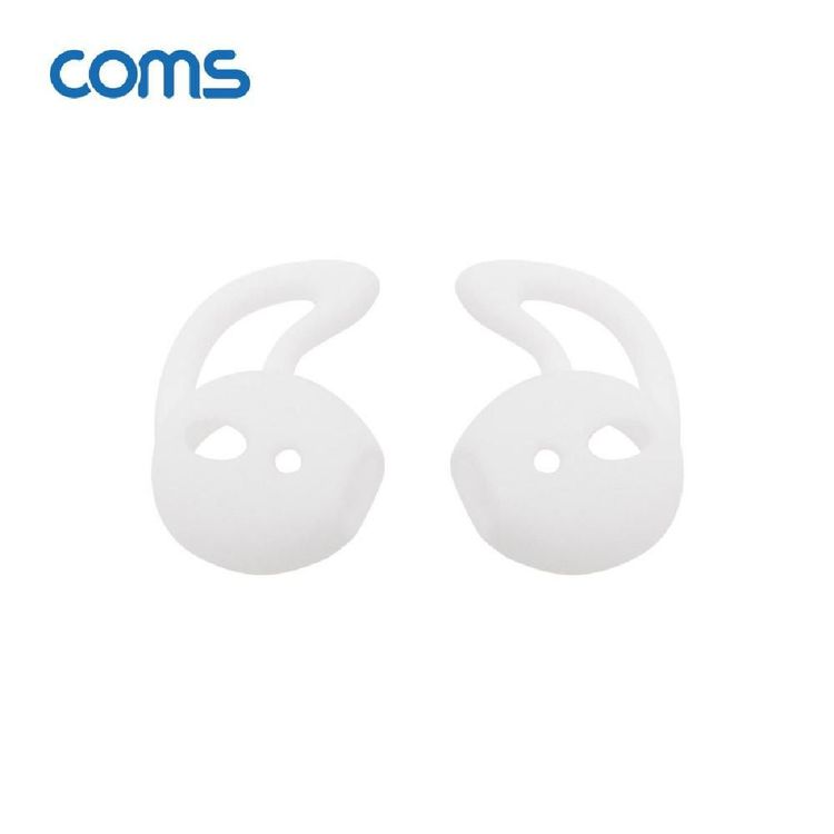 Coms 인이어 가이드 이어캡 이어후크 1setlr White 홈플러스 택배배송