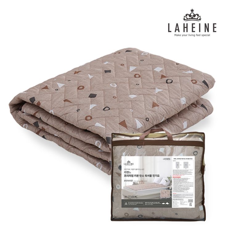 라헨느 3세대프리미엄 모던브라운탄소열선 카본매트워셔블양면전기요더블 Lhnc 5002d 홈플러스 택배배송