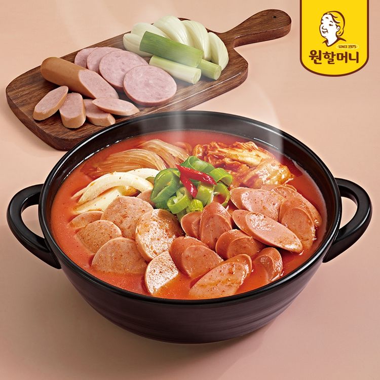 원할머니 쫄깃한 햄 듬뿍 부대찌개 500g X 10팩 홈플러스 택배배송