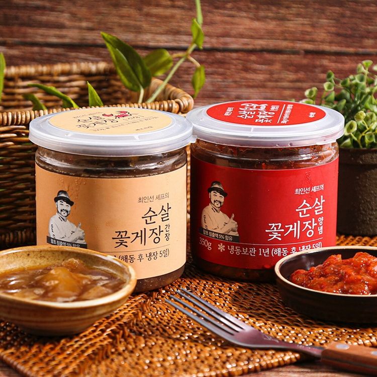 셰프의장 최인선 셰프의 순살꽃게장간장250g양념250g 세트 홈플러스 택배배송
