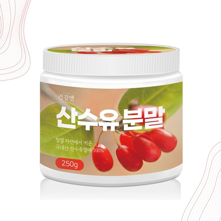 건강앤 국내산 구례 씨없는 산수유 과육 분말 250g 홈플러스 택배배송