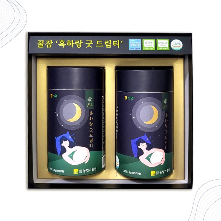 농협 유기농 흑하랑 상추 차 굿드림티 30티백 선물용 홈플러스 택배배송