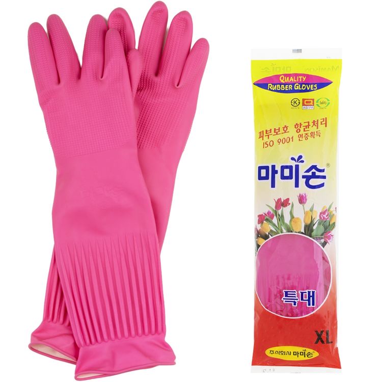 마미손고무장갑 특대 Xl 분홍 한 박스 100켤레 양손 홈플러스 택배배송