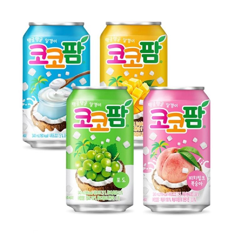 맛있는 해태 코코팜 주스 음료 4종 믹스 세트 340ml X 24can 홈플러스 택배배송