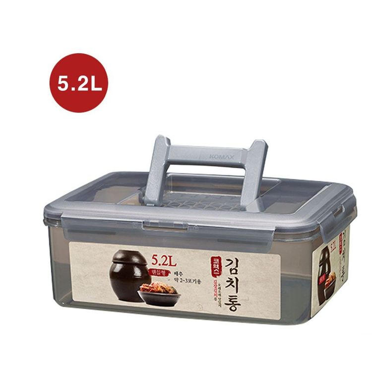 코멕스 뚜껑이 더튼튼해진 김치통 그레이 52l 61호 홈플러스 택배배송