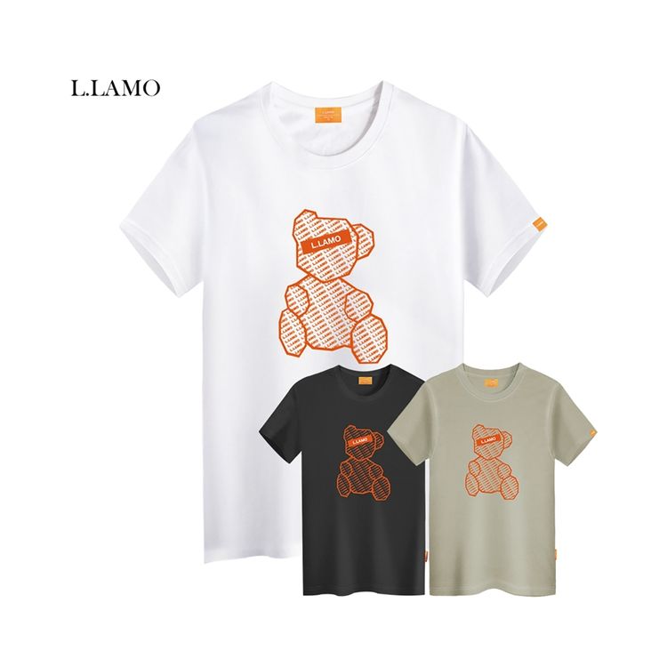 엘라모 로고베어 반팔 티셔츠 남녀공용 빅사이즈 S~4xl 홈플러스 택배배송
