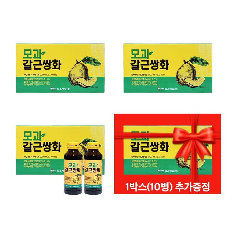 익수 모과갈근쌍화 31 100ml 40병 쌍화차 저칼로리 무카페인 홈플러스 택배배송