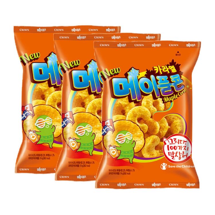 크 메이플콘 카라멜 74g X 3개 홈플러스 택배배송