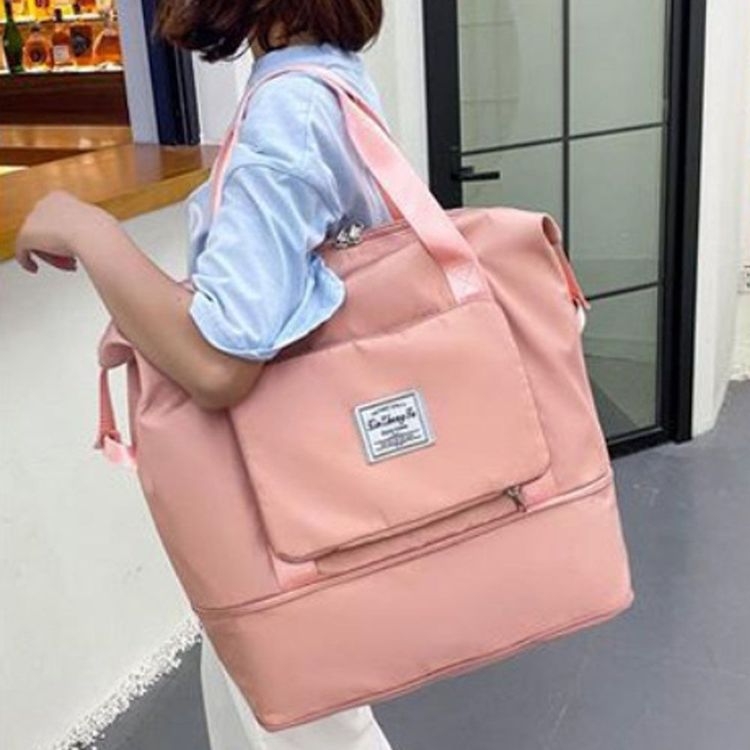 인기 캐주얼 휴대용 숄더백 데일리 토트백 살구 가방 홈플러스 택배배송