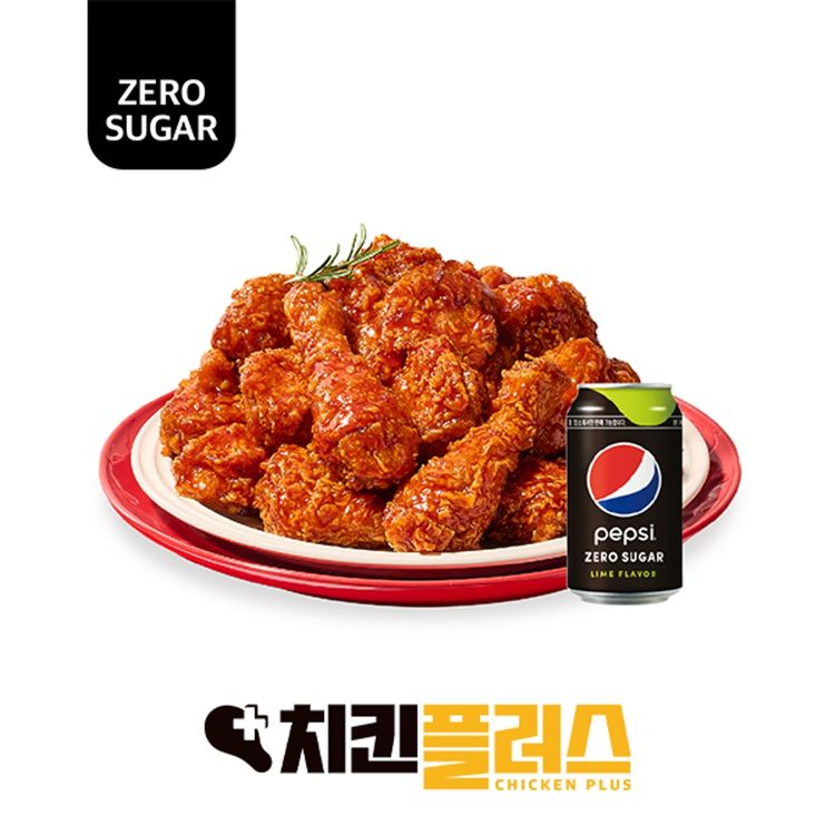 치킨플러스 제로슈가양념치킨제로콜라355ml 홈플러스 택배배송