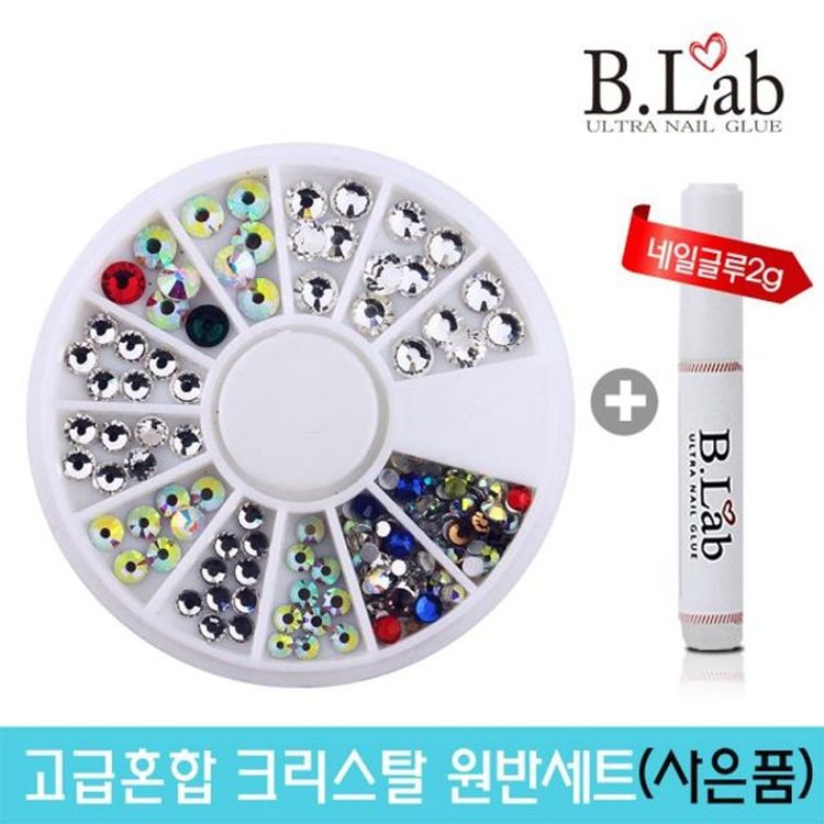 뷰랩 네일 파츠 재료 스톤 아트 고급 혼합크리스탈 홈플러스 택배배송