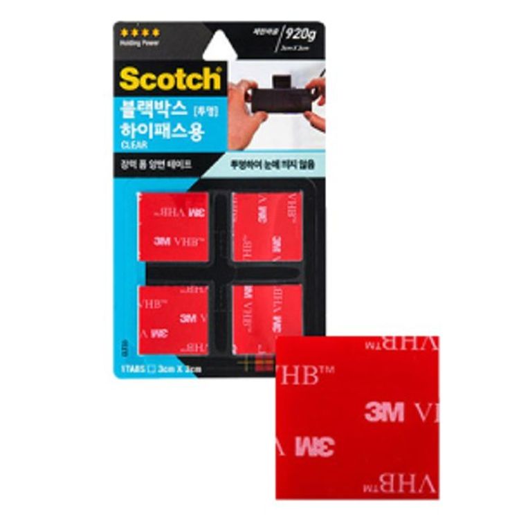 3M Scotch CLT33 강력 투명 아크릴 폼양면테이프 | 홈플러스 택배배송