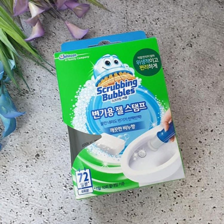 존슨 변기용 젤 스탬프 비누향 물때방지 세정제 홈플러스 택배배송