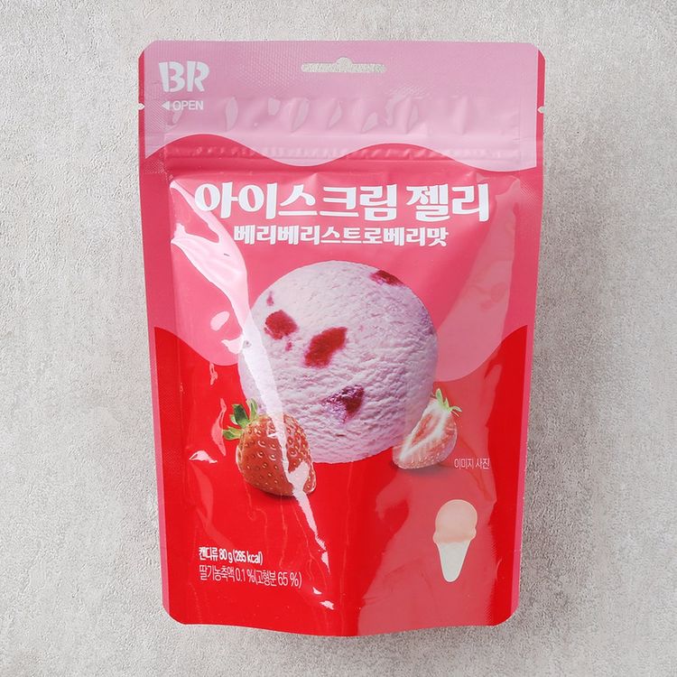 배스킨라빈스 베리베리 스트로베리 젤리 80g 홈플러스