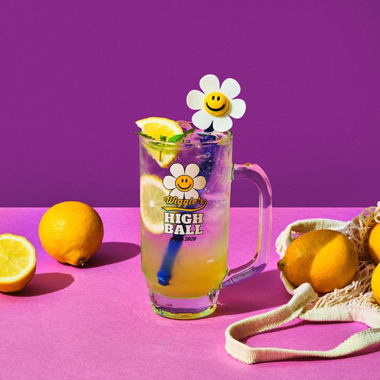 글라스락x위글위글 하이볼잔 And 머들러 세트 스마일위러브 540ml 홈플러스