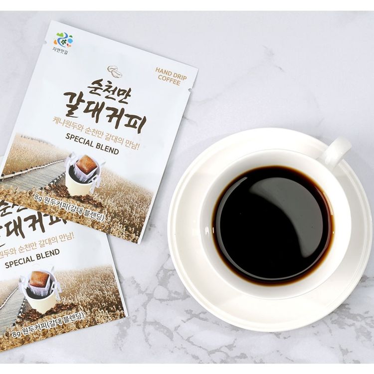 자연맛길 순천만 갈대커피 100g원두 홀빈 홈플러스 판매자택배