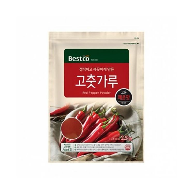 대상 베스트코 고춧가루 매운맛 고운 25kg 4개 대용량 식자재 김장용 홈플러스 택배배송