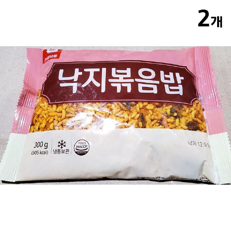 천일냉동 낙지 볶음밥 300gx2 냉동식품 즉석조리식품 간편조리식품 즉석요리 간편식 냉동볶 홈플러스 택배배송