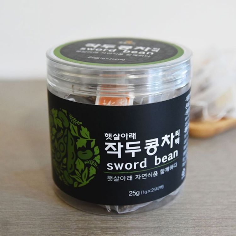 햇살아래 작두콩차 티백 용기형 25g 홈플러스 택배배송
