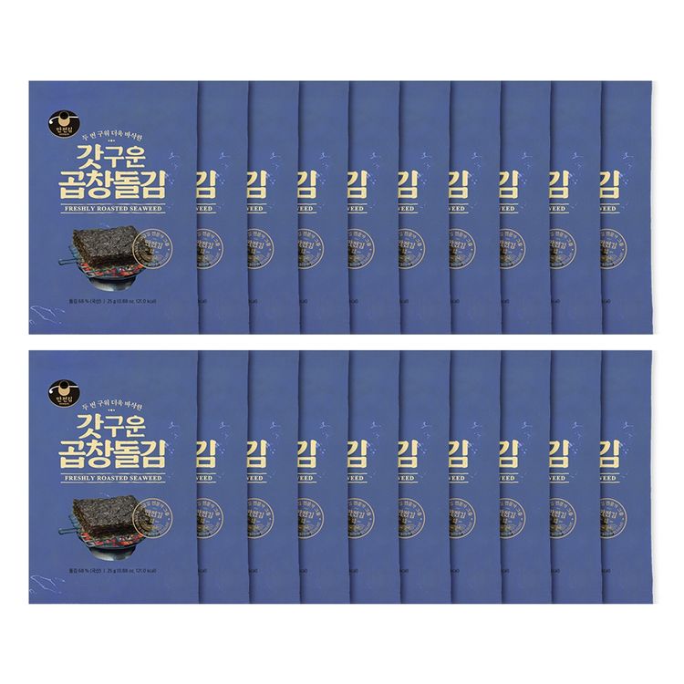 만전김 갓구운 곱창돌김 전장 25g X 20봉 홈플러스 택배배송