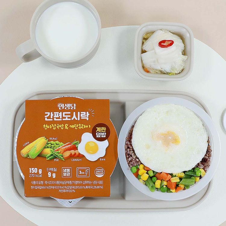 인생닭 간편 도시락 현미잡곡밥 And 계란후라이 24팩 홈플러스 택배배송