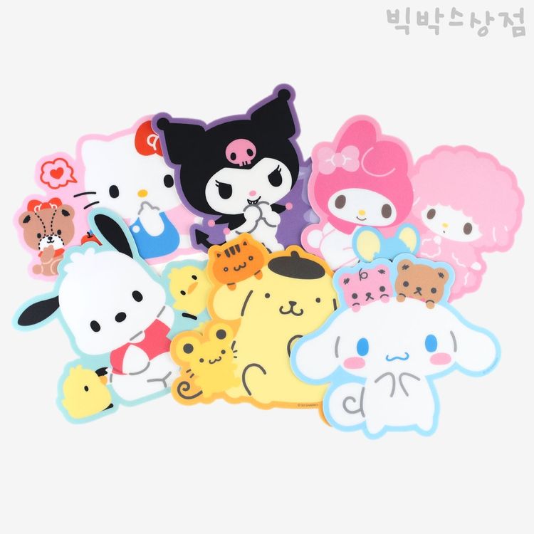 산리오캐릭터즈 마우스 패드 1p 컴퓨터 데스크패드 마이멜로디 쿠로미 시나모롤 헬로키티 포차 홈플러스 판매자택배