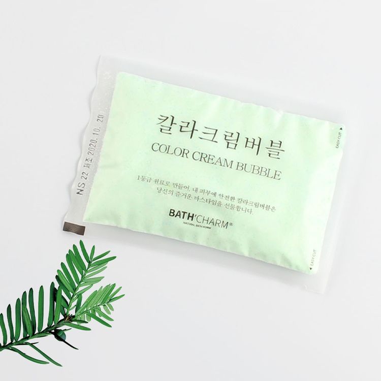 바스참 칼라크림 버블바스 60g 피톤치드사해소금 거품입욕제 반신욕 유아목욕 홈플러스 택배배송