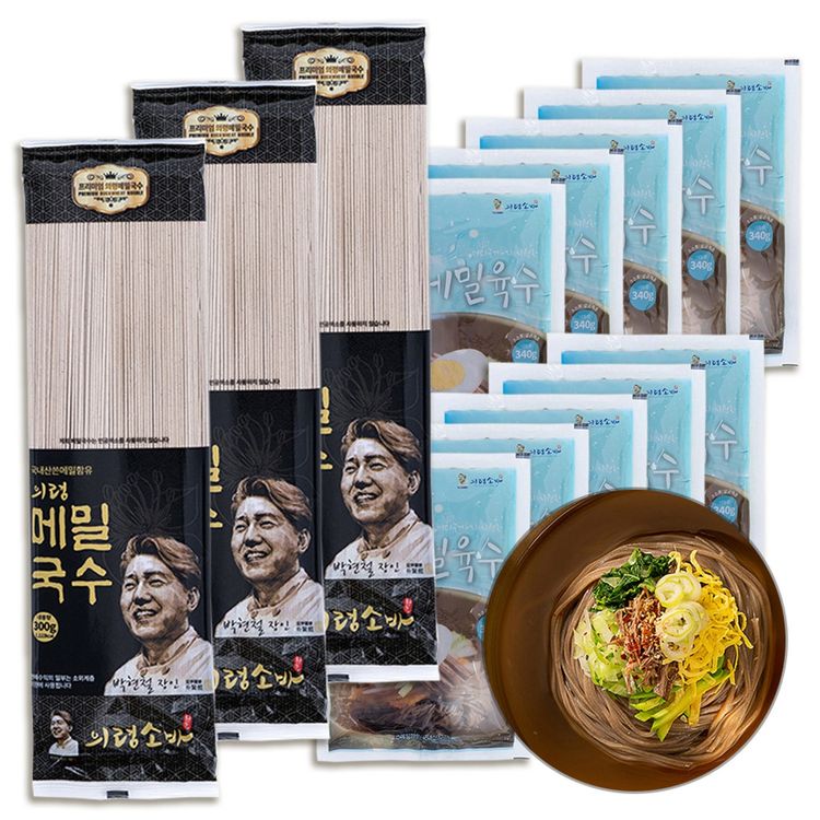 냉 메밀 소바 국수 건면 메밀면 육수 세트 10인용 홈플러스 택배배송