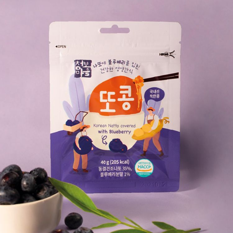 청보마을 또콩 블루베리 세트 40g X 10봉1박스 홈플러스 택배배송