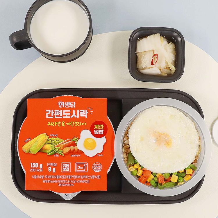 인생닭 간편 도시락 귀리밥 And 계란후라이 8팩 홈플러스 택배배송
