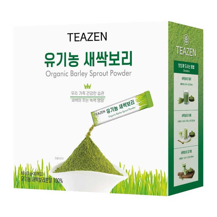 티젠 유기농 새싹보리 30스틱 X 3박스 총 90스틱 홈플러스 택배배송