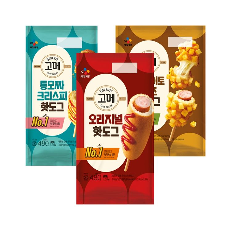 고메 핫도그 오리지널통모짜포테이토치즈 홈플러스 택배배송