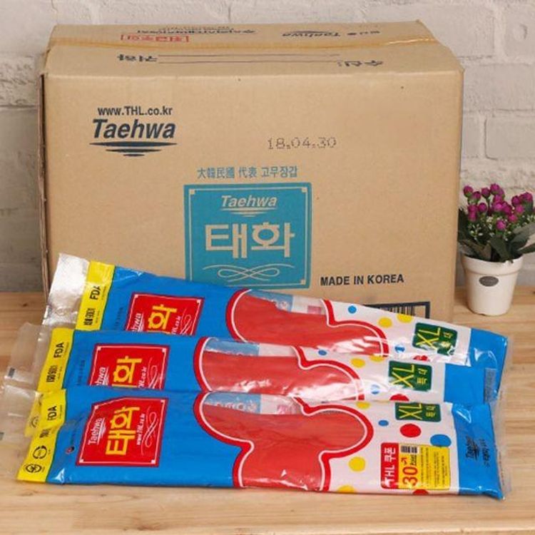 1박스상품 고무장갑 Xl 특대 레드100켤레 주방장갑 홈플러스 택배배송